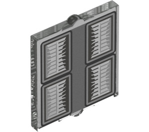 LEGO Transparent Glass for Window 1 x 2 x 2 with Silver Headlights ...