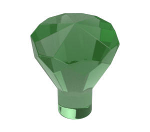 LEGO Transparent Green Diamond (28556 / 30153) | Brick Owl