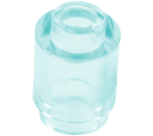 LEGO Transparent Light Blue Brick 1 x 1 Round with Open Stud (3062 / ...