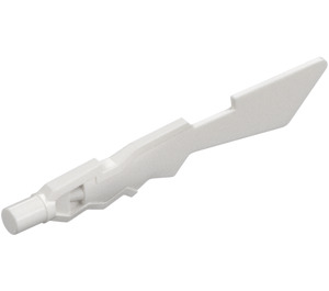 LEGO Transparent Light Blue Sword with Jagged Edges with Marbled White ...