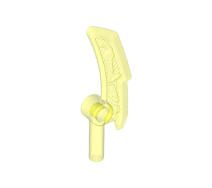 LEGO Transparent Neon Green Blade with Bar (18950) | Brick Owl