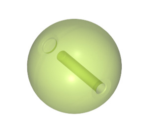 LEGO Transparent Neon Green Technic Bionicle Ball 16.5 mm (54821 ...