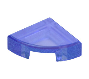 LEGO Transparent Purple Opal Tile 1 x 1 Quarter Circle (25269) | Brick Owl