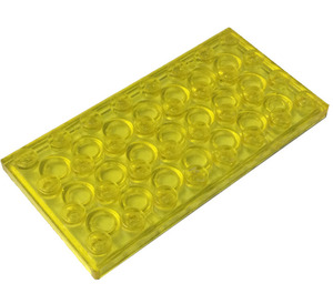 LEGO Transparent Yellow Plate 4 x 8 (3035) | Brick Owl