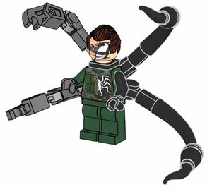 LEGO Venom Doc Ock with 2 Mechanical Arms and 2 Appendages Minifigure ...