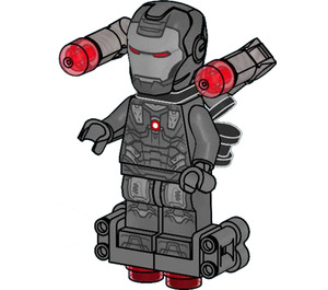 LEGO War Machine with Pearl Dark Gray and Silver Armor with Laser ...