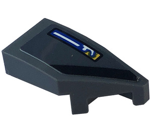 LEGO Wedge 1 x 2 Right with Stripe, Michelin Logo Sticker (29119 ...
