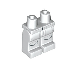 LEGO White AT-DP Pilot Minifigure Hips and Legs (3815 / 19756) | Brick ...