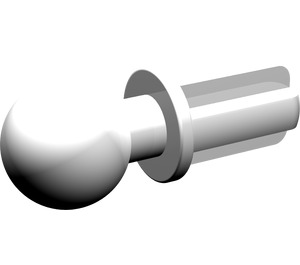 LEGO White Axle with Ball (2736 / 3985) | Brick Owl - LEGO Marketplace
