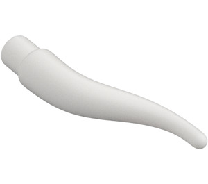 LEGO White Cattle Horn (Long) (13564) | Brick Owl