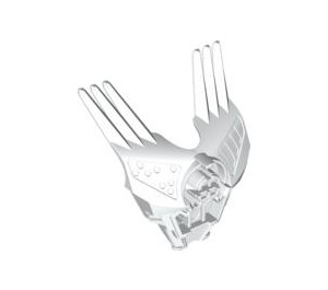 LEGO White Chest Armor with Triple Spiked Shoulders (87801) | Brick Owl