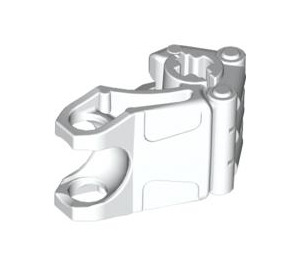 LEGO White Hand with Joint Socket and Axle Hole with 3 Fingers (64251 ...