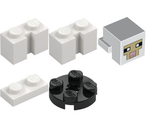 LEGO White Minecraft Baby Sheep with White Head and Legs | Brick Owl