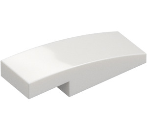 LEGO White Slope 0.7 x 3 Curved (7302) | Brick Owl