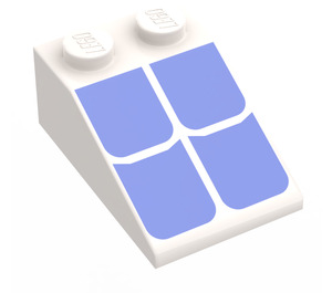 LEGO White Slope 2 x 3 (25°) with Roof Tile (3298) | Brick Owl