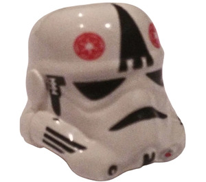 LEGO White Stormtrooper Helmet with AT-AT Driver Markings and Large ...