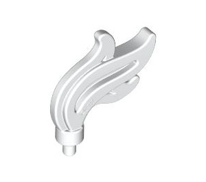 LEGO White Triple Feather Plume (Compact) (28661 / 64647) | Brick Owl ...