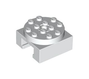 LEGO White Turntable Base 4 x 4 with Same Color Top (30516 / 76514 ...