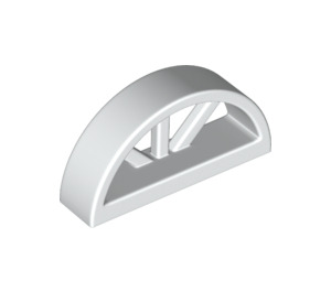 LEGO Window 1 x 4 x 1.3 Curved with Bars (20309) | Brick Owl - LEGO ...