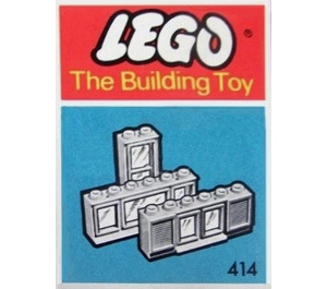 LEGO Windows Parts Pack, White (The Building Toy) Set 414-4 | Brick Owl