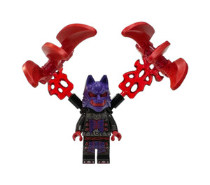 LEGO Wolf Mask Warrior with Dark Purple Mask and Energy Claws ...