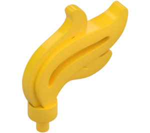 LEGO Yellow Triple Feather Plume (Compact) (28661 / 64647) | Brick Owl
