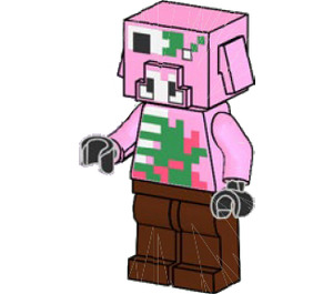 LEGO Zombified Piglin Minifigure | Brick Owl - LEGO Marketplace