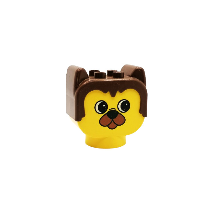 Duplo Bear Head with Line Above Nose | Brick Owl - LEGO Marketplace