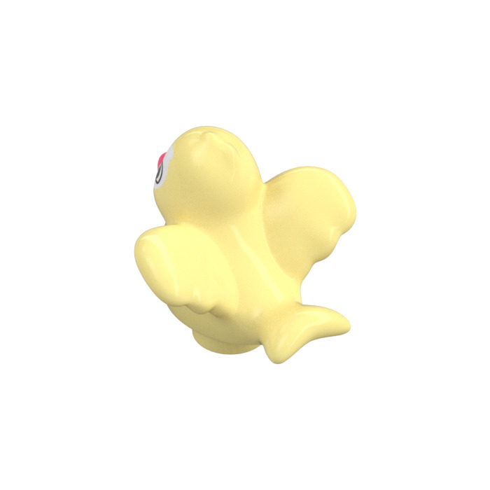 Duplo Bird with White Feathers and Coral Beak (1354 / 27370) | Brick ...