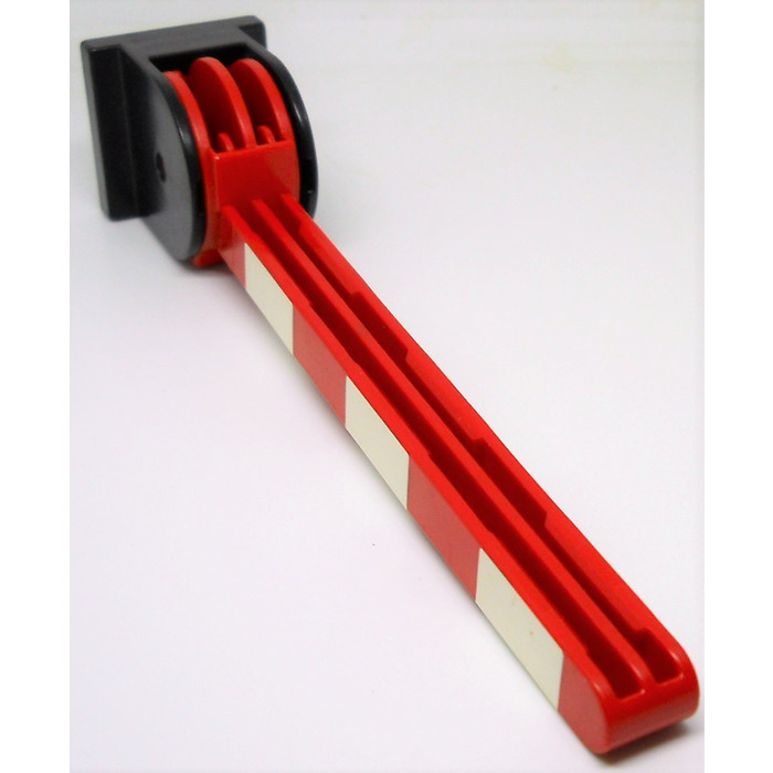 Duplo Black Train Level Crossing Gate Base Assembly | Brick Owl - LEGO ...