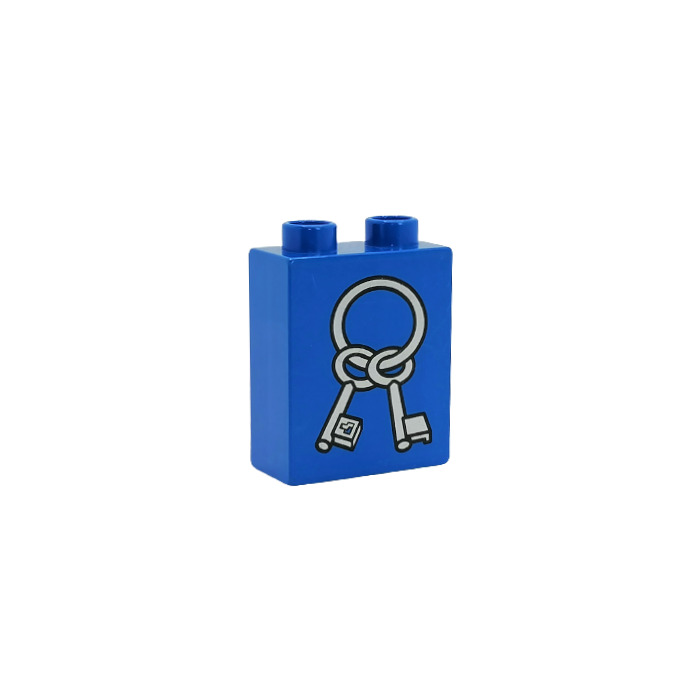 Duplo Brick 1 x 2 x 2 with 2 Keys on Ring (4066 / 82853) | Brick Owl