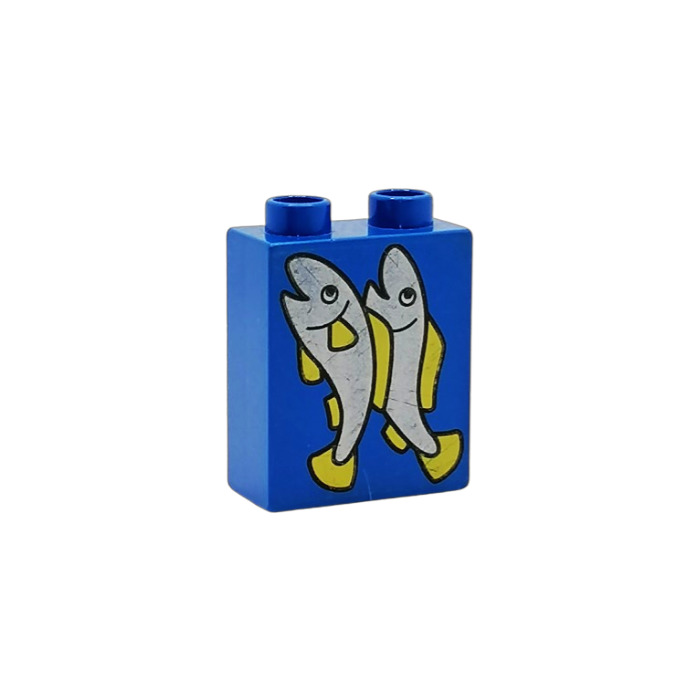Duplo Blue Brick 1 x 2 x 2 with Dancing Fish (4066 / 82632) | Brick Owl ...