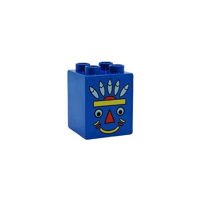Duplo Brick 2 x 2 x 2 with totem pole face (82844 / 82994) | Brick Owl ...
