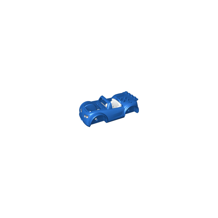 Duplo Blue Car Chassis with White Interior (85606) | Brick Owl