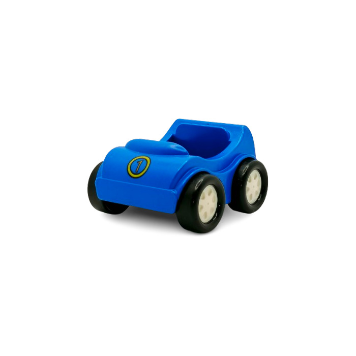 Duplo Blue Car with "1" and White Wheels (76378) | Brick Owl - LEGO ...