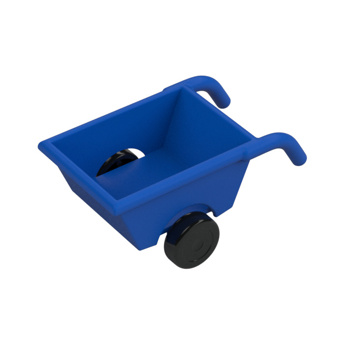 Duplo Blue Wheelbarrow with Black Wheels (74661 / 92938) | Brick Owl ...