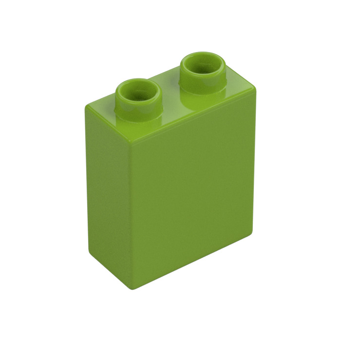 Duplo Brick 1 x 2 x 2 with Green, Orange and Yellow Scales (4066 ...