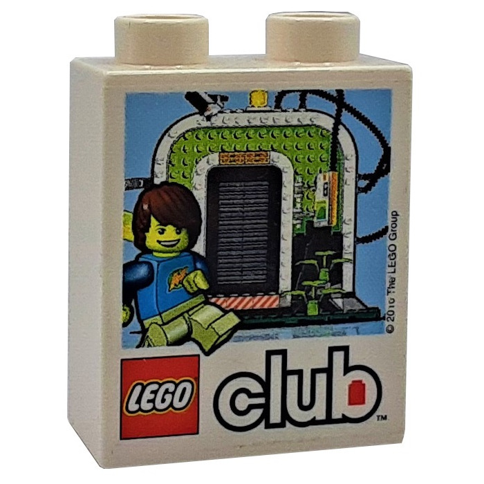 Duplo Brick 1 x 2 x 2 with Lego Club and Gateway (4066) | Brick Owl ...