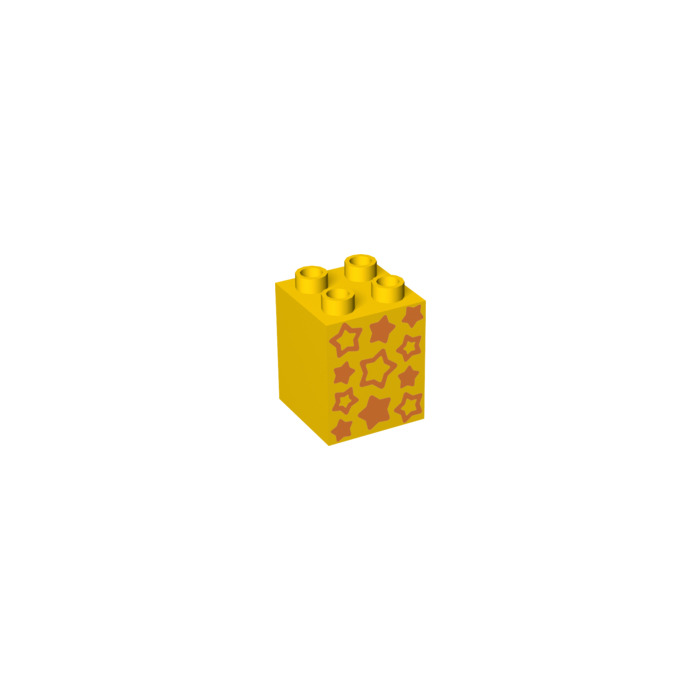 Duplo Brick 2 x 2 x 2 with Stars (12723 / 31110) | Brick Owl - LEGO ...