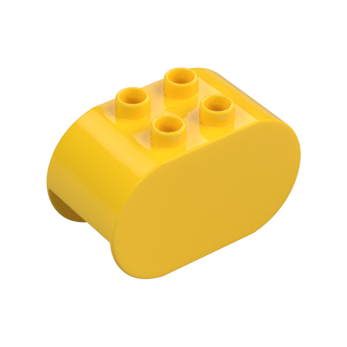 Duplo Brick 2 x 4 x 2 with Rounded Ends with Puppy Body (6448) | Brick ...