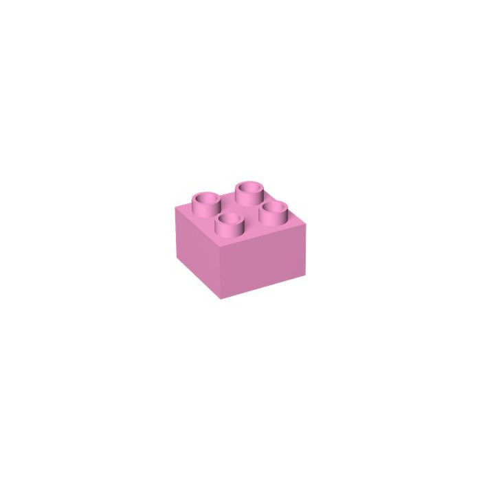 Duplo Bright Pink Brick 2 x 2 (3437 / 89461) | Brick Owl - LEGO Marketplace