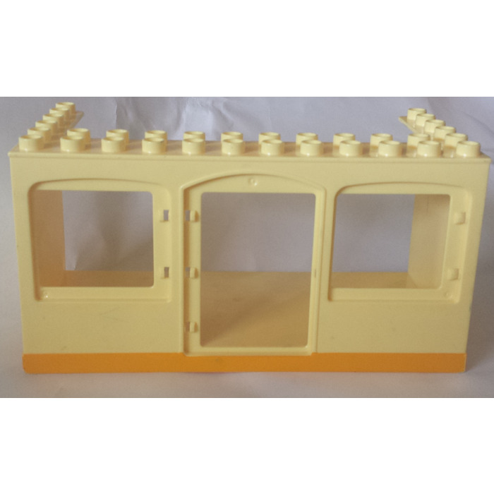 Duplo Building 6 x 12 x 5 with Center Door Opening and Two Window ...