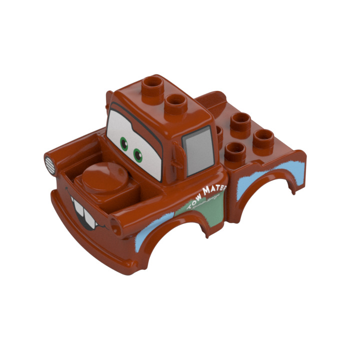 Duplo Truck Body with Mater Front Teeth (101604) | Brick Owl - LEGO ...