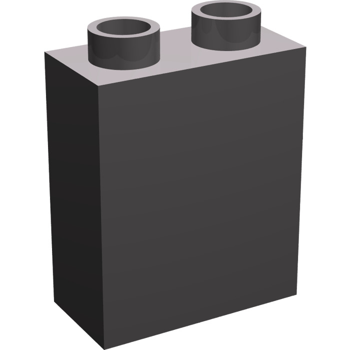 Duplo Dark Stone Gray Brick 1 x 2 x 2 (4066 / 76371) | Brick Owl - LEGO ...
