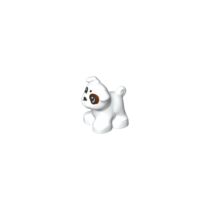 Duplo Dog - Pug with Dark Red Patches (78255) | Brick Owl - LEGO ...