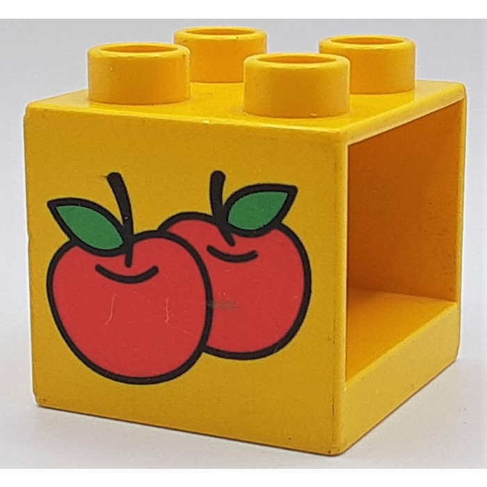 Duplo Drawer Cabinet 2 x 2 x 1.5 with Apples (4890 / 83548) | Brick Owl ...
