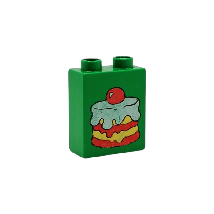 Duplo Brick 1 x 2 x 2 with Cake (4066) | Brick Owl - LEGO Marketplace