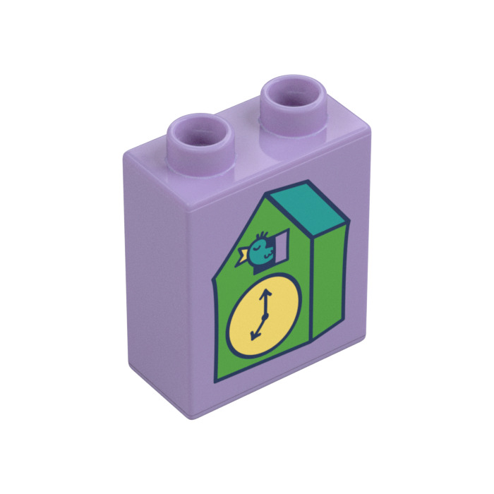 Duplo Brick 1 x 2 x 2 with Cuckoo Clock (4066 / 107932) | Brick Owl ...