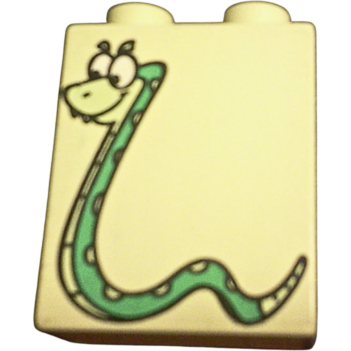 Duplo Brick 1 x 2 x 2 with Snake (4066 / 49451) | Brick Owl - LEGO ...