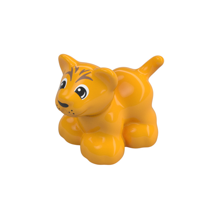 Duplo Lion Cub with Black Eyes print (110435) | Brick Owl - LEGO ...